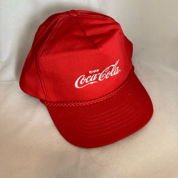 Coca Cola | Accessories | Cocacola Baseball Hat Red Adjustable Size New ...